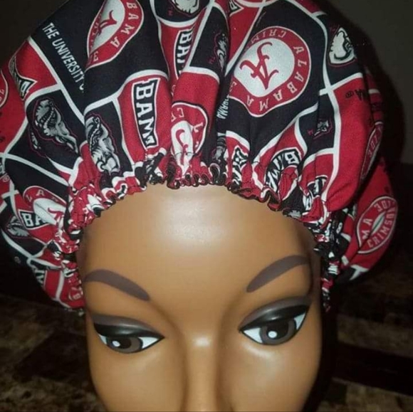 Handmade | Hair | Alabama Crimson Hair Bonnet | Poshmark